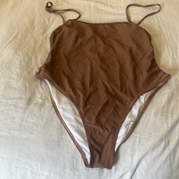 SHEIN | Swim | Bathing Suit In New Condition Beautiful Moca Color ...